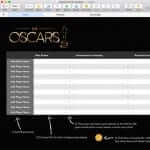 Oscars Party Template | MacTemplates.com